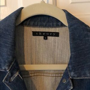 Theory | Jackets & Coats | Theory Jean Jacket Blue Denim Medium | Poshmark